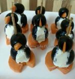 Cream cheese Penguins Appetizer - Yummy tales of tummy