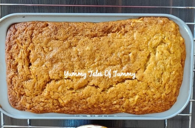 Golden Apple Cinnamon Cake - Yummy tales of tummy
