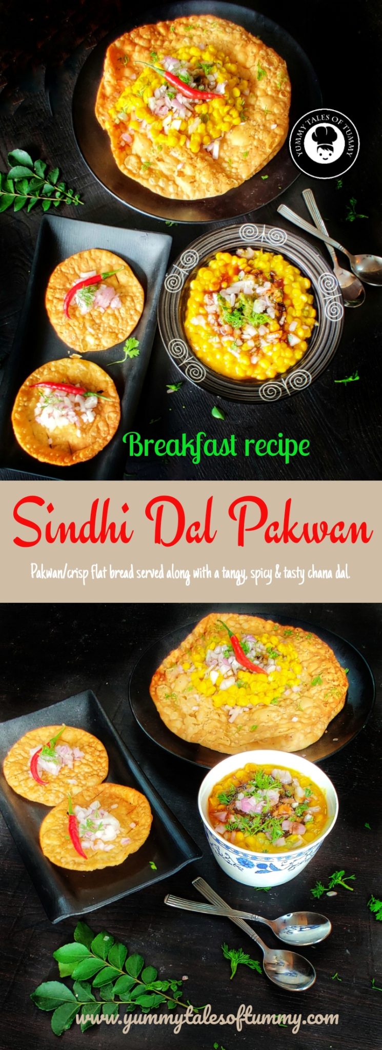 Sindhi Dal Pakwan | Dal Pakwan - Yummy tales of tummy
