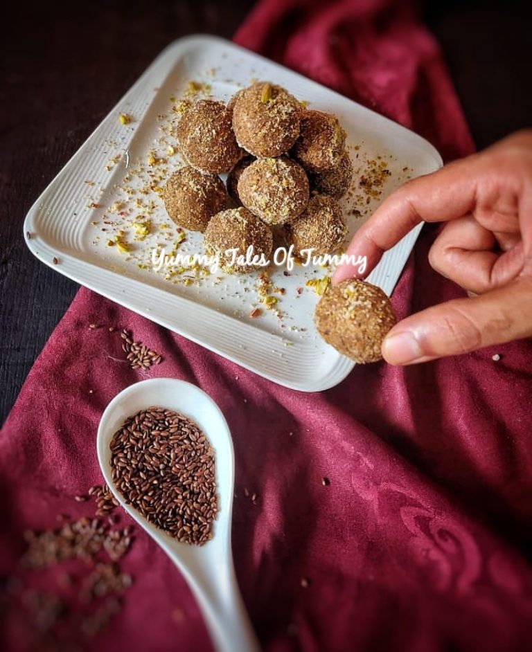 Alsi Pinni Recipe | Flaxseed Ladoo | Alsi ke Laddu - Yummy tales of tummy