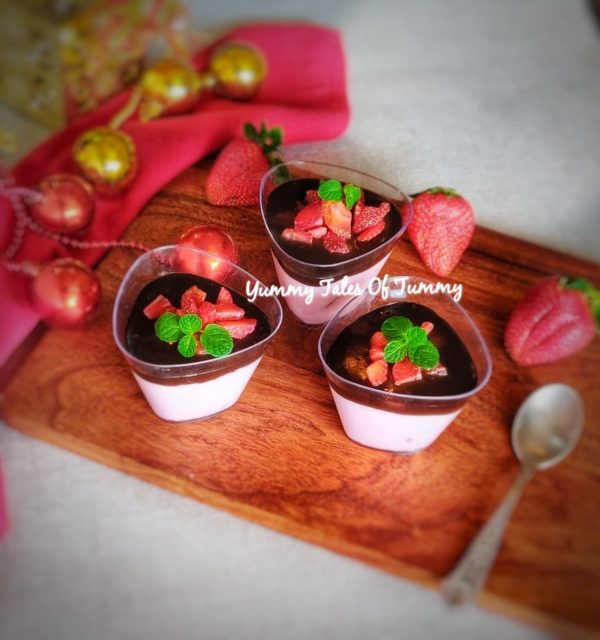 Strawberry and Chocolate Mousse - Yummy tales of tummy