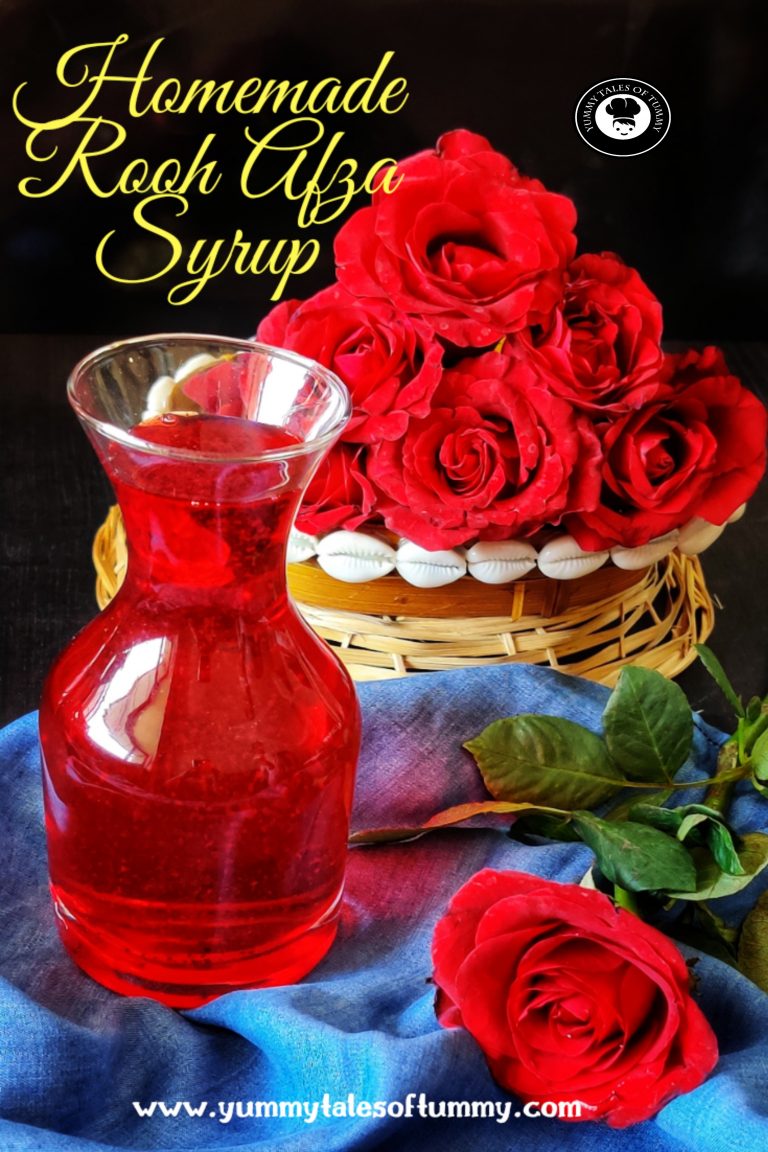 Rooh Afza syrup recipe | Recipe of Gulab sharbat - Yummy tales of tummy