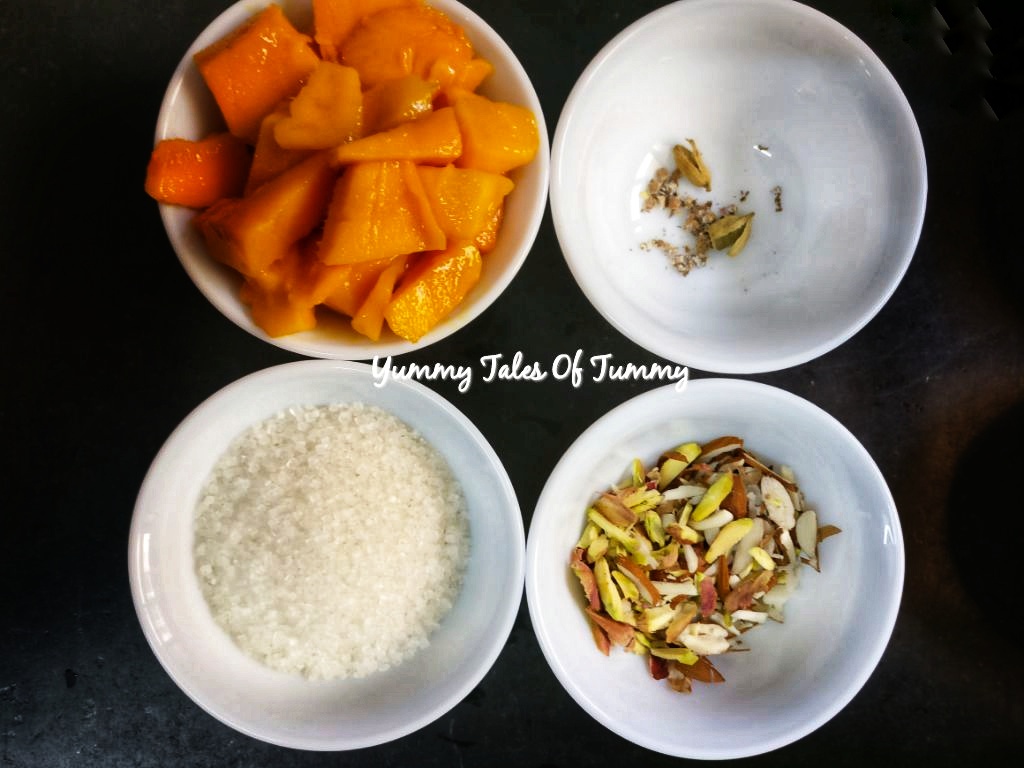 Mango China grass Pudding | Mango pudding - Yummy tales of tummy