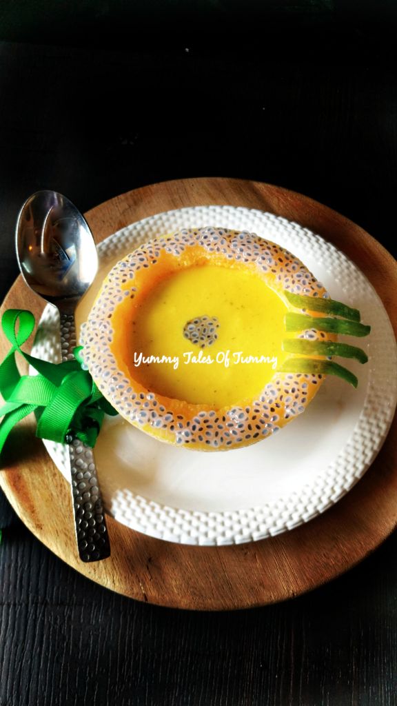 Mango Melon Smoothie | Mango Melon Cold Soup - Yummy tales of tummy