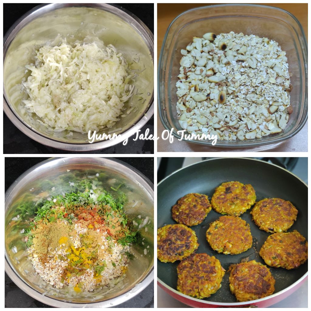 Lauki ke kabab | Dhoodhi kabab | Bottle gourd kababs - Yummy tales of tummy