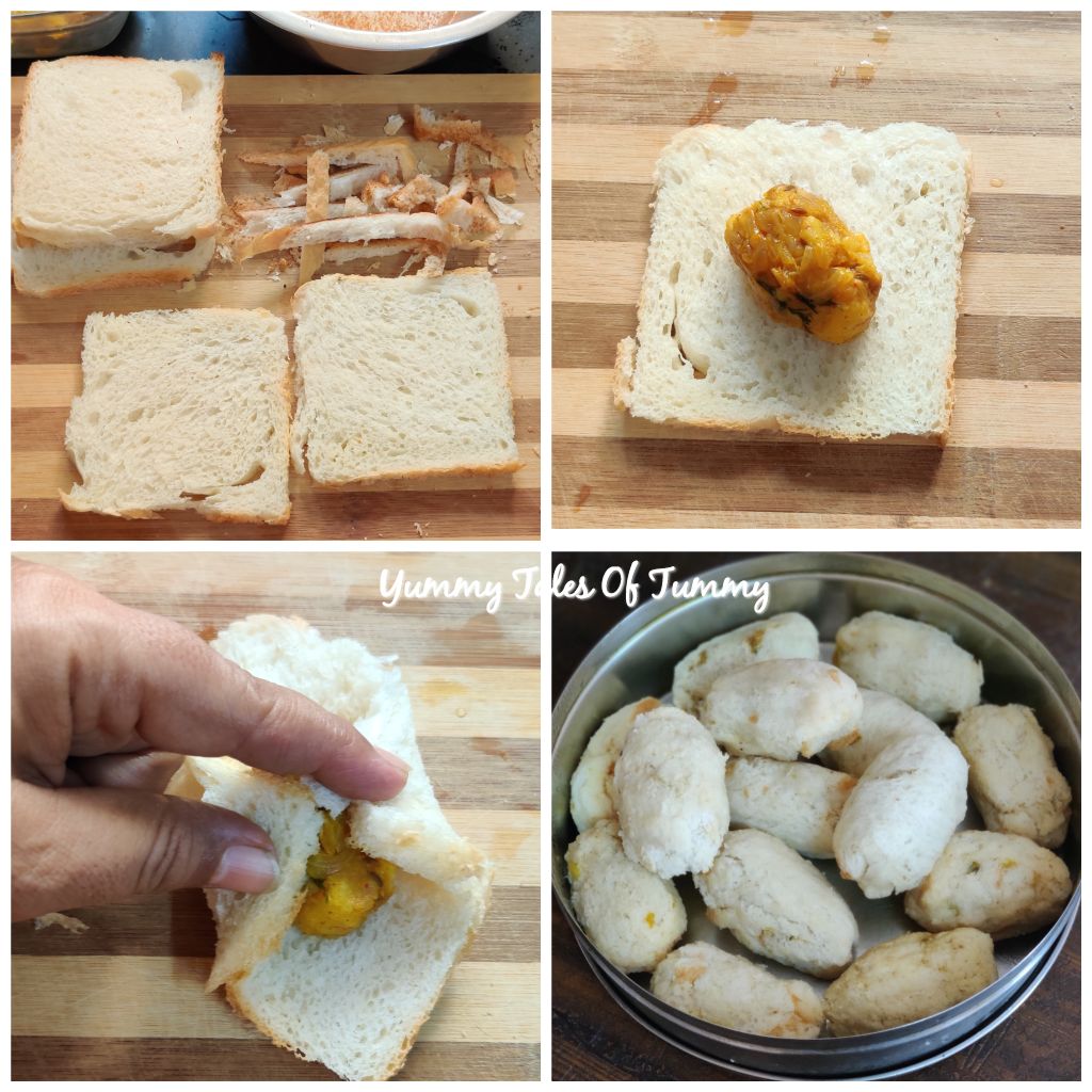 Bread Roll Recipe | How to make Potato stuffed Bread Rolls - Yummy ...