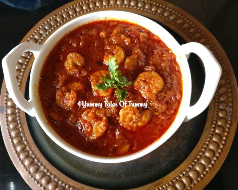 Prawns Balchao | Goan Prawns pickle Recipe - Yummy tales of tummy