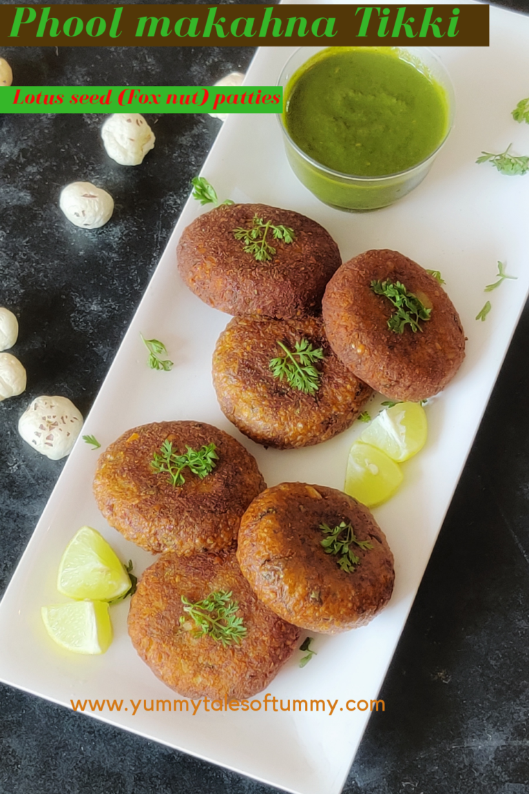 Makhana aloo tikki | Lotus seed (Fox nut) patties | Upvaas ki tikki ...