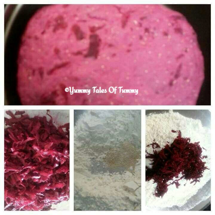 Beetroot Bread Recipe {Egg Free} - Yummy tales of tummy