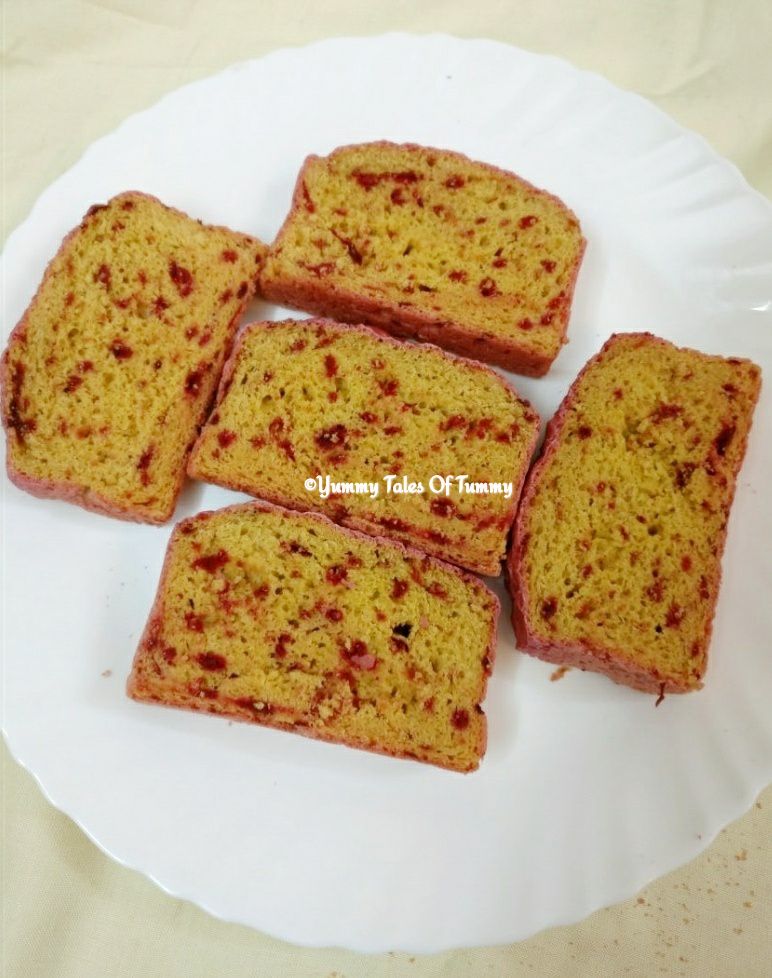 Beetroot Bread Recipe {Egg Free} - Yummy tales of tummy