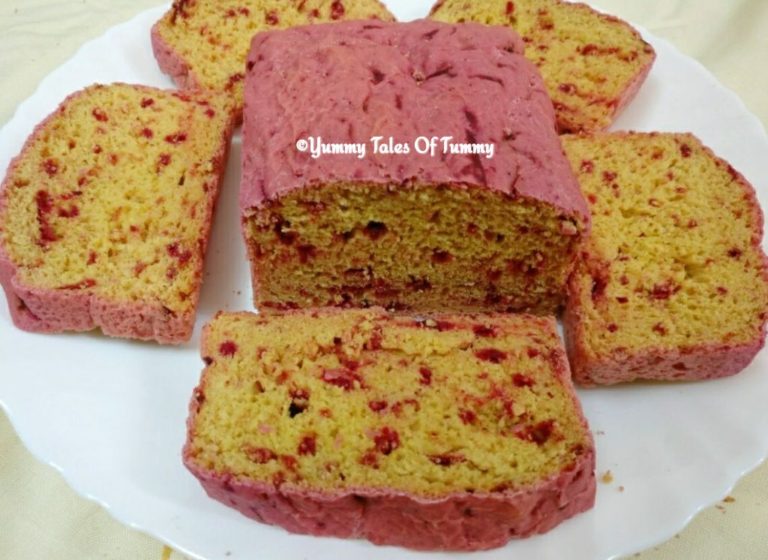 Beetroot Bread Recipe {Egg Free} - Yummy tales of tummy