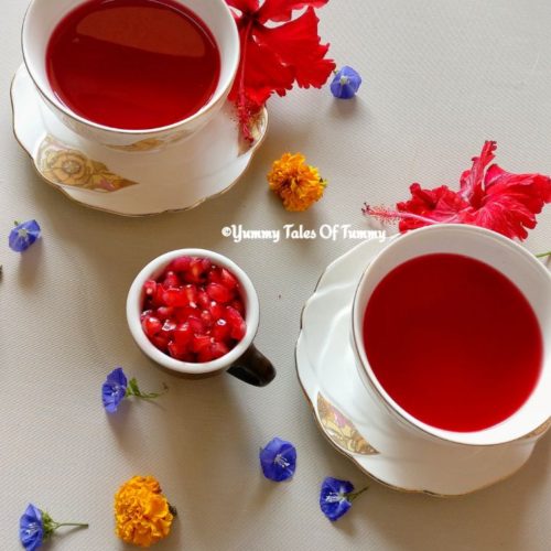 Pomegranate Peel Tea Recipe - Yummy tales of tummy