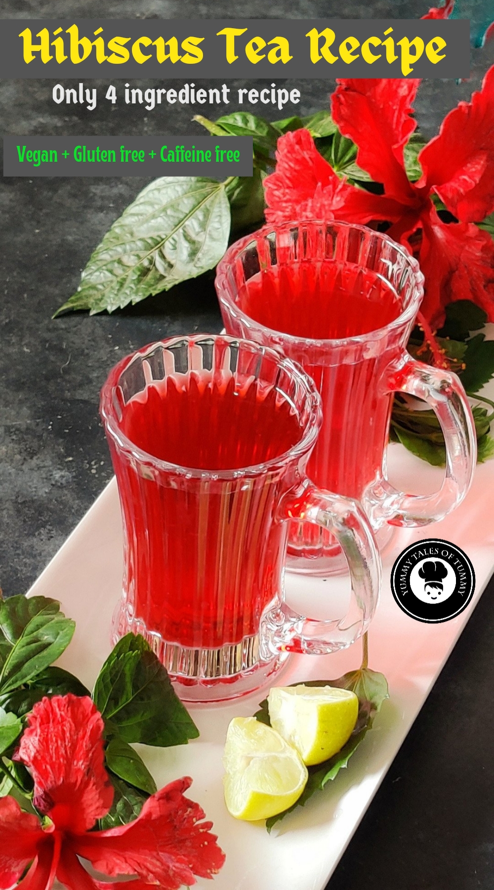 Hibiscus tea recipe | Gudhal ki chai | Jaswand ki chai - Yummy tales of ...