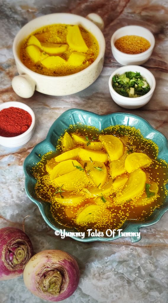 Shalgam ka achar | Zero oil turnip pickle | Sindhi style gogru ji ...