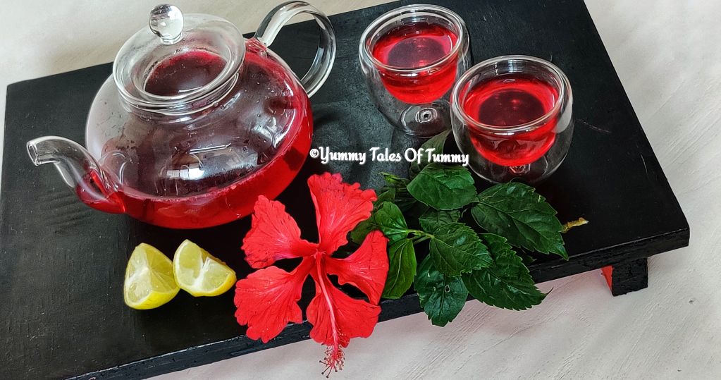 Hibiscus tea recipe | Gudhal ki chai | Jaswand ki chai - Yummy tales of ...