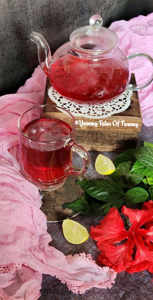 Hibiscus tea recipe | Gudhal ki chai | Jaswand ki chai - Yummy tales of ...