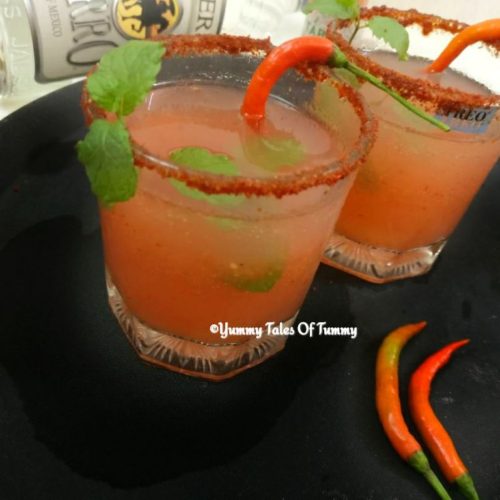 Spicy Guava Margherita Recipe - Yummy tales of tummy