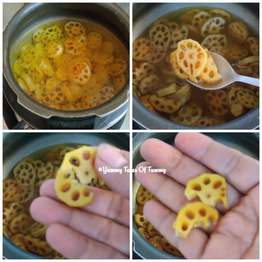 Kamal Kakdi Ki Sabzi (Seyal Bhee Patata) | Lotus stem curry - Yummy ...