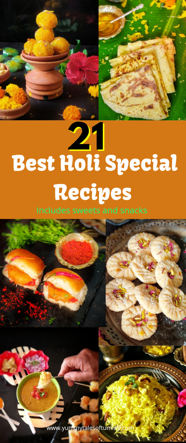 21 Best Holi Special Recipes | Easy Holi Recipes - Yummy tales of tummy