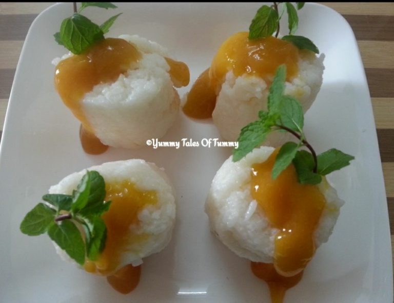 Mango Sushi | Thai Sweet sticky rice with mango - Yummy tales of tummy