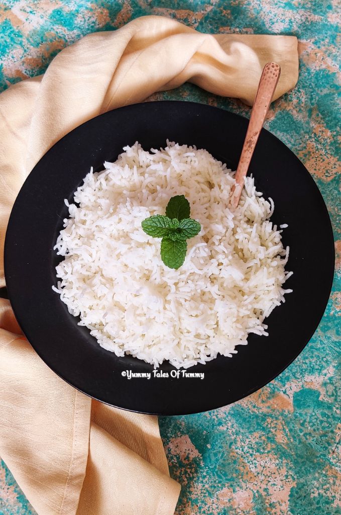 How to cook rice | Steamed Rice Recipe - Yummy tales of tummy