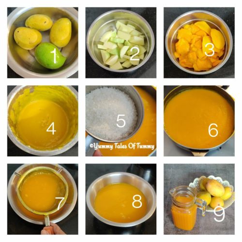 4 ingredient Mango Frooti Recipe | Mango Fruity - Yummy tales of tummy