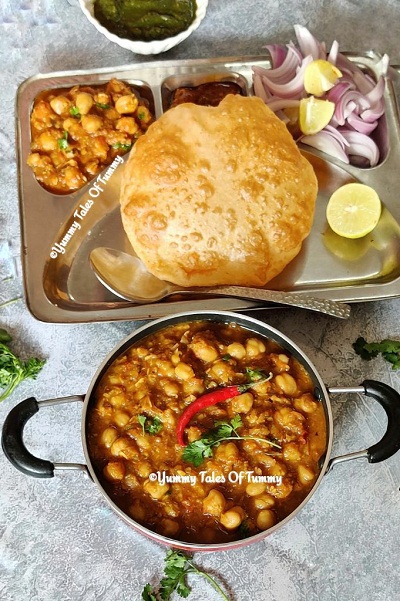 How to make Fluffy Bhatura | No yeast Bhature - Yummy tales of tummy