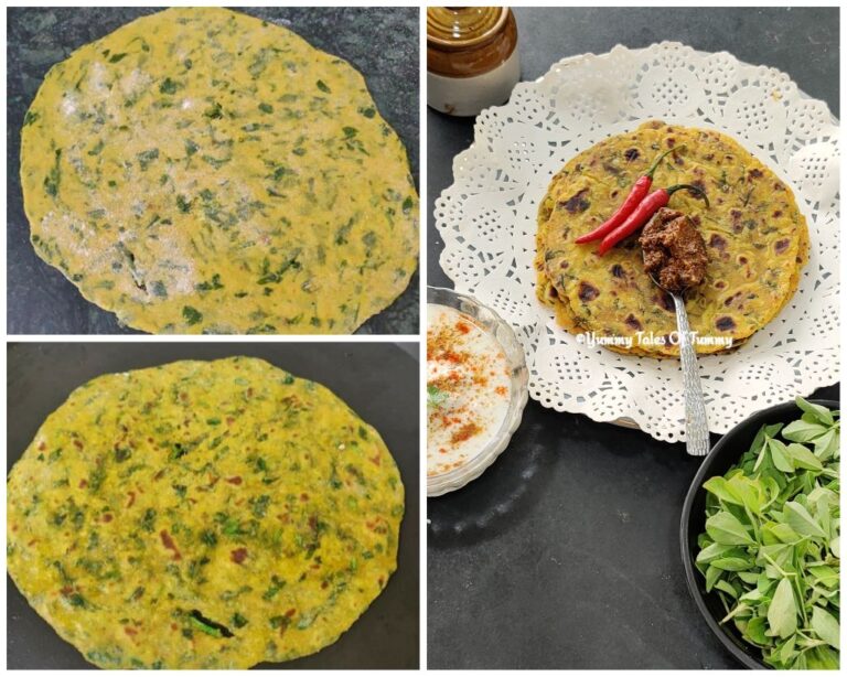 Methi Thepla Recipe | Gujarati Thepla | Methi na Thepla - Yummy tales ...