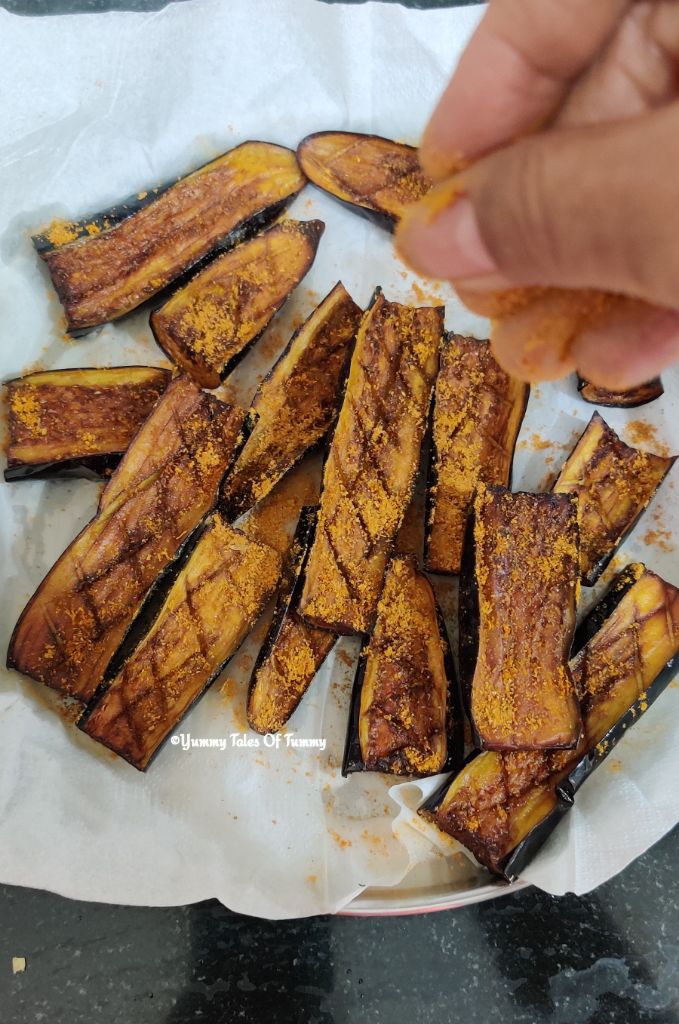 Sindhi Taryal Vangan | Brinjal Fry | Fried Baingan | Fried Eggplant ...