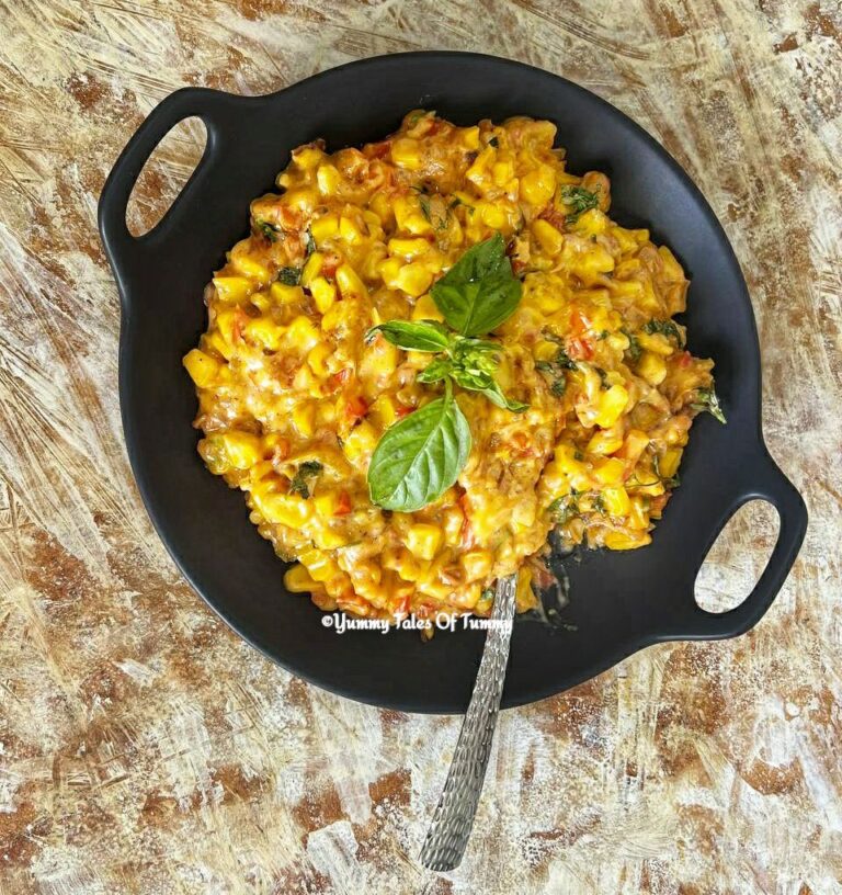 No Bake Cheese Corn Dip - Yummy tales of tummy