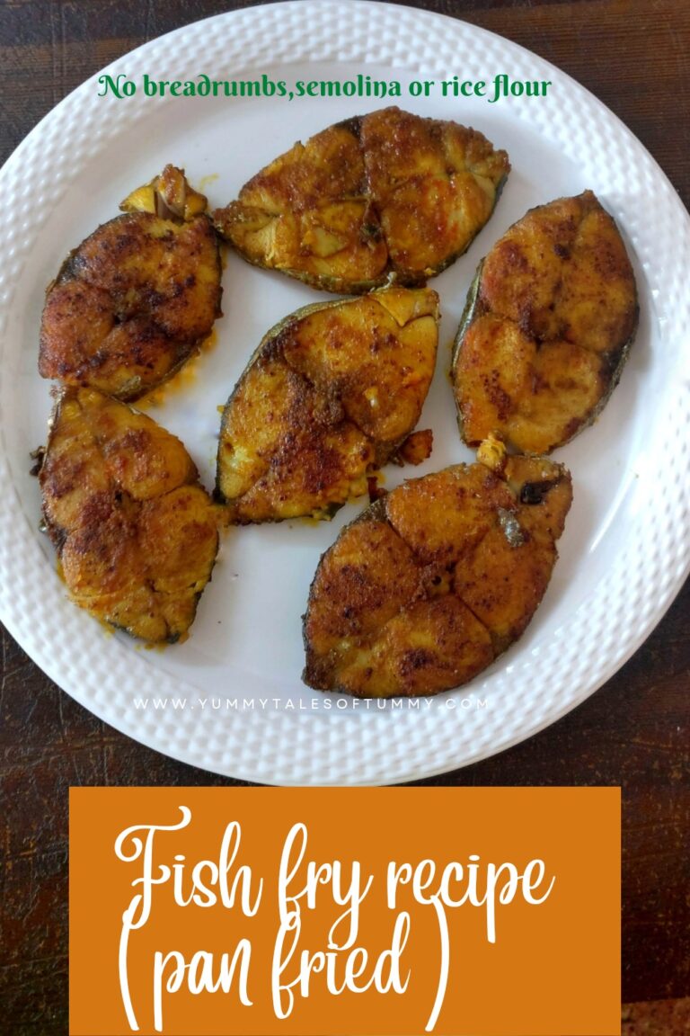 Fish Fry Recipe (Pan fried crispy Fish) - Yummy tales of tummy