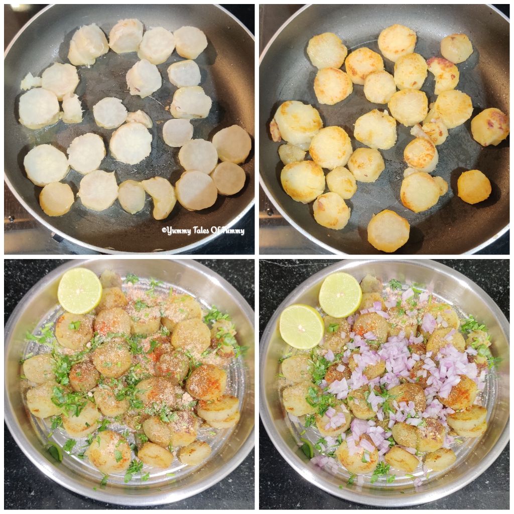 Sweet potato chaat | Shakarkandi ki Chat - Yummy tales of tummy