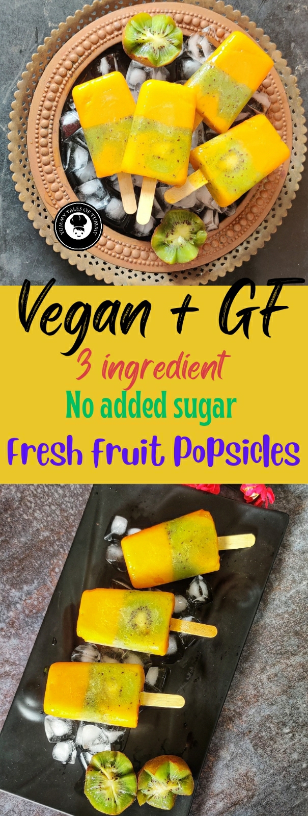 3 ingredient Fresh Fruit Popsicles | Fruity Ice Pops | Fruit Lollies ...