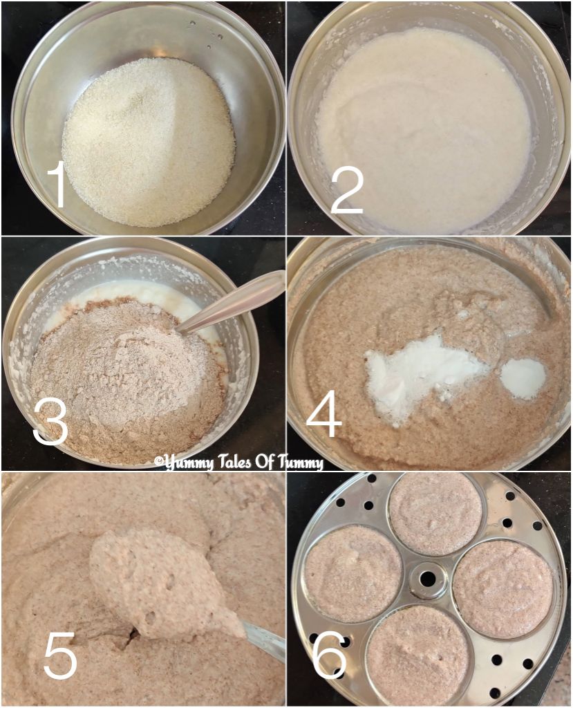 Instant Ragi Rava Idli | Ragi Idli | Finger millet Idli - Yummy tales ...