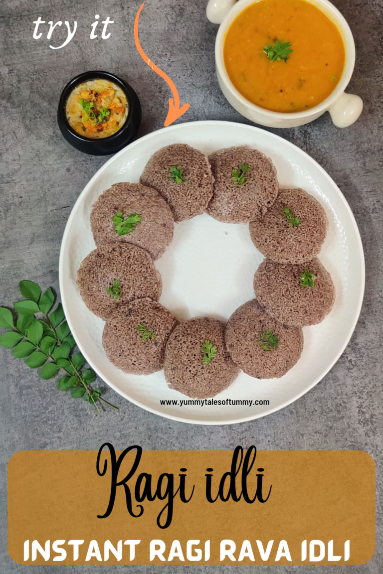 Instant Ragi Rava Idli | Ragi Idli | Finger millet Idli - Yummy tales ...