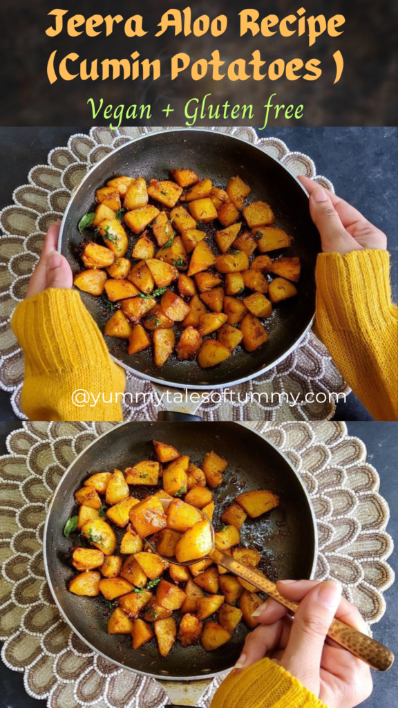 #Jeera Aloo Recipe (Cumin Potatoes ) | Zeera Alu - Yummy tales of tummy