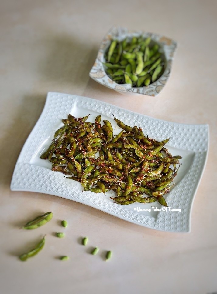 The Best Stir Fry Edamame | Edamame stir fry Recipe - Yummy tales of tummy