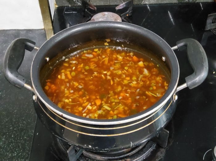 Veg Manchow Soup Recipe - Yummy tales of tummy