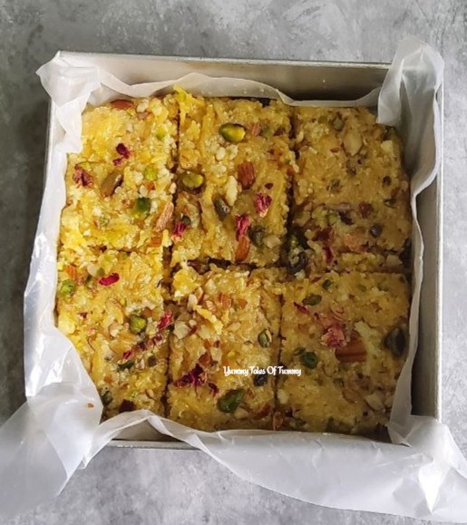 Sindhi Sev Barfi | Singhar ji mithai - Yummy tales of tummy