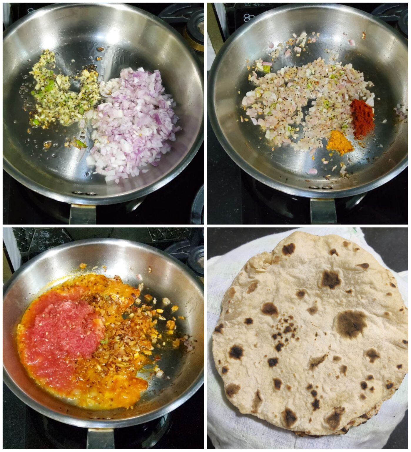 Seyal fulka | Seyal Maani | Leftover Roti snack - Yummy tales of tummy