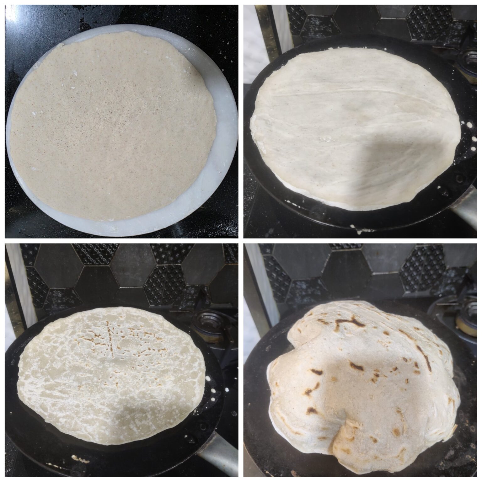How to make Jowar Roti (Sorghum flour flatbread) - Yummy tales of tummy